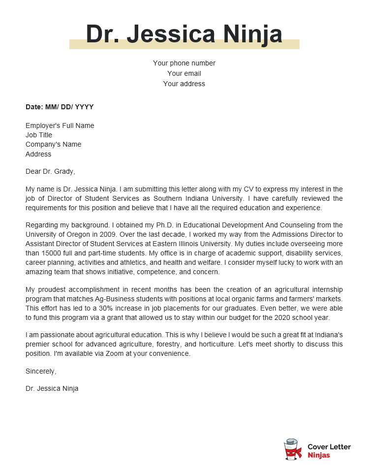 Sample Cover Letter Student Receptionist Is The First Touch Point Of The Guests Whenever They 